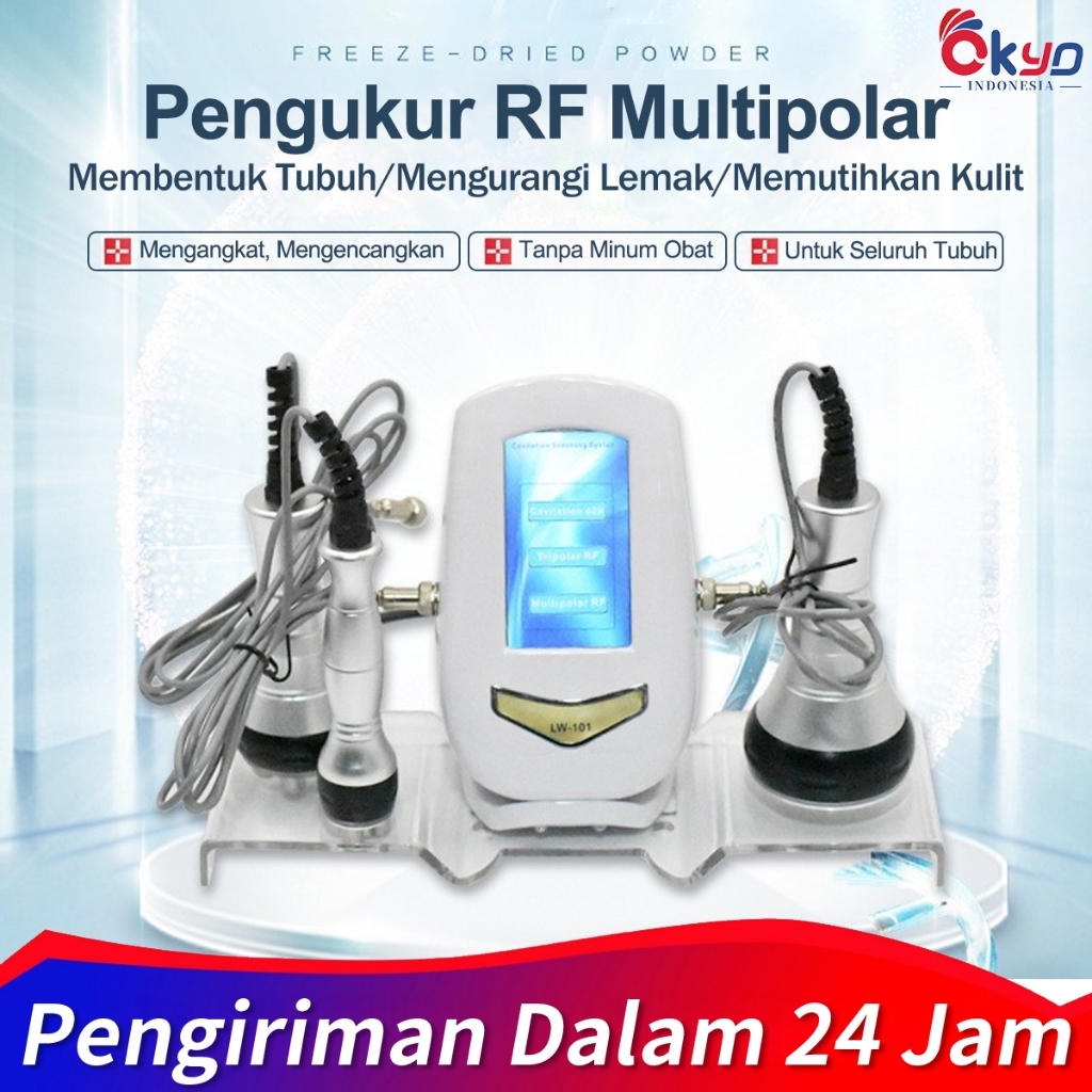 Jual Alat Rf Wajah Multipolar 3in1 LCD Slimming Machine Radio Frequency ...