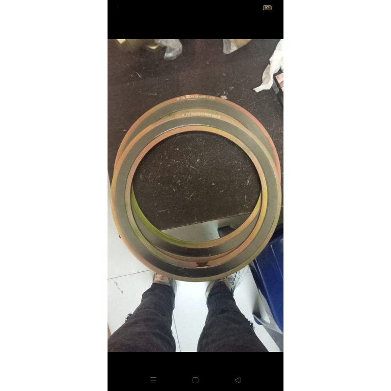 Jual SPIRAL WOUND GASKET CARBON STEEL ANSI 150 SWG 8" INCH DN200 | Shopee Indonesia