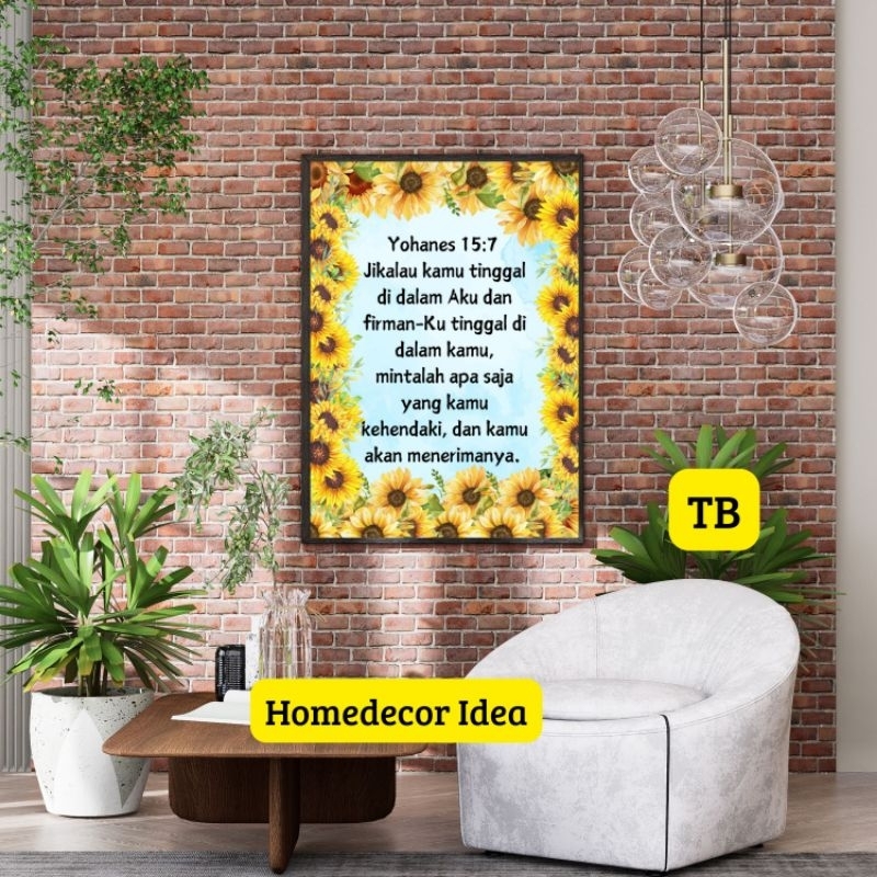 Jual Christian Homedecor/Hiasan Dinding Rohani Kristen ukuran 4R dan A4 ...