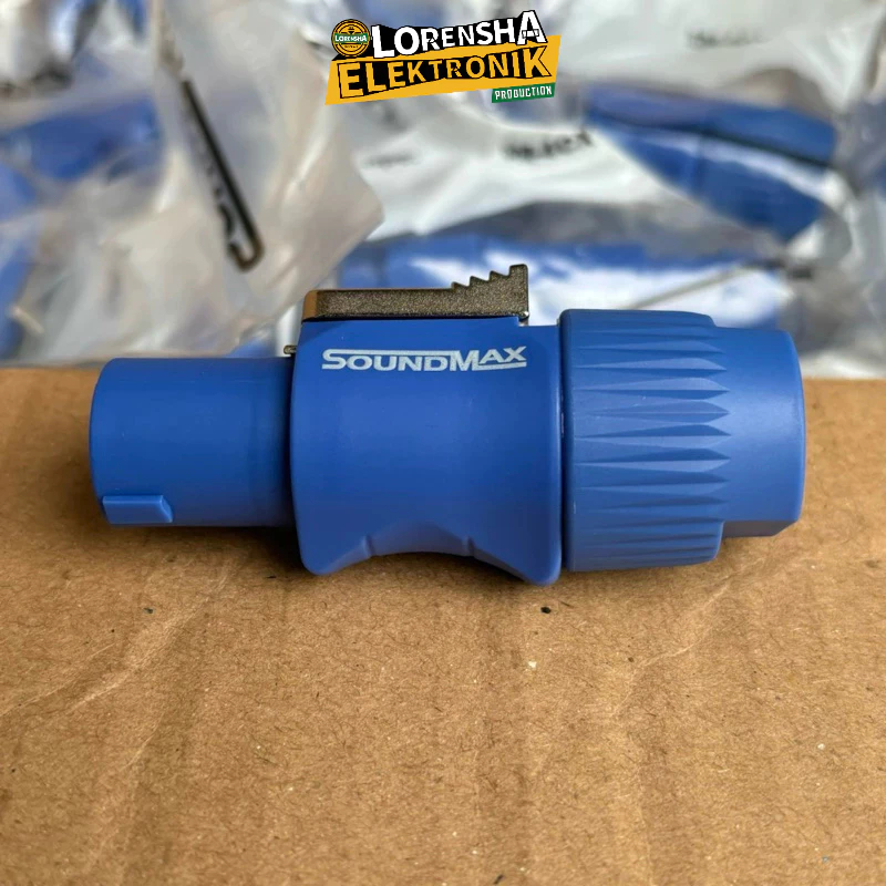 Jual Jack Speakon SoundMax SM4CX - Warna Biru | Shopee Indonesia