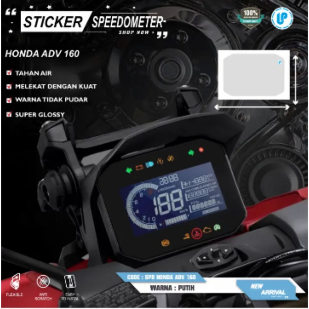 Jual STICKER ANTIGORES SPEEDOMETER HONDA ADV 160 | Shopee Indonesia