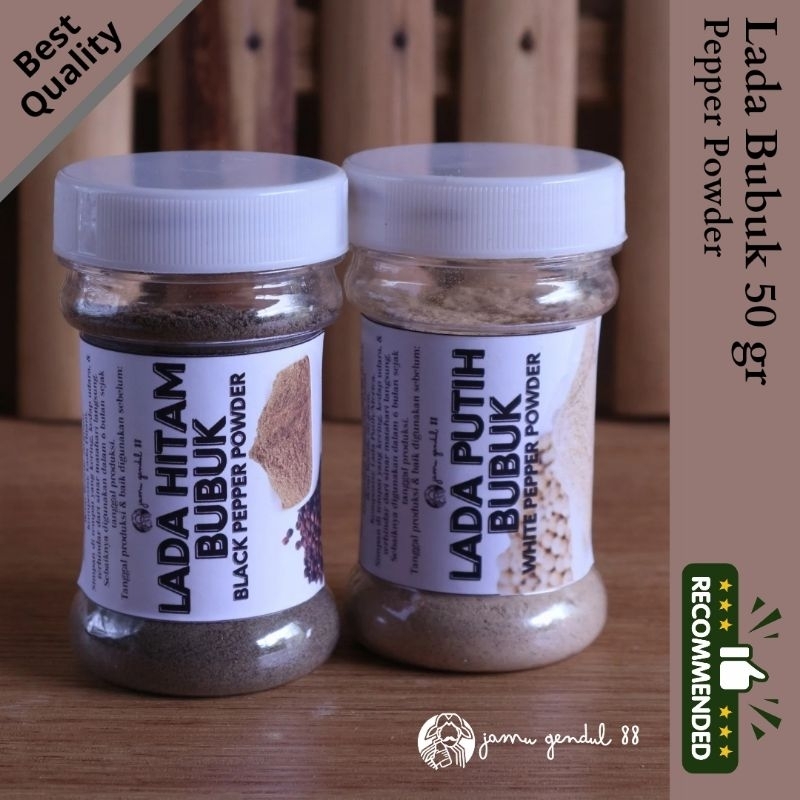 Jual Merica Bubuk - Lada Hitam dan Lada Putih Bubuk - Pepper and Black ...