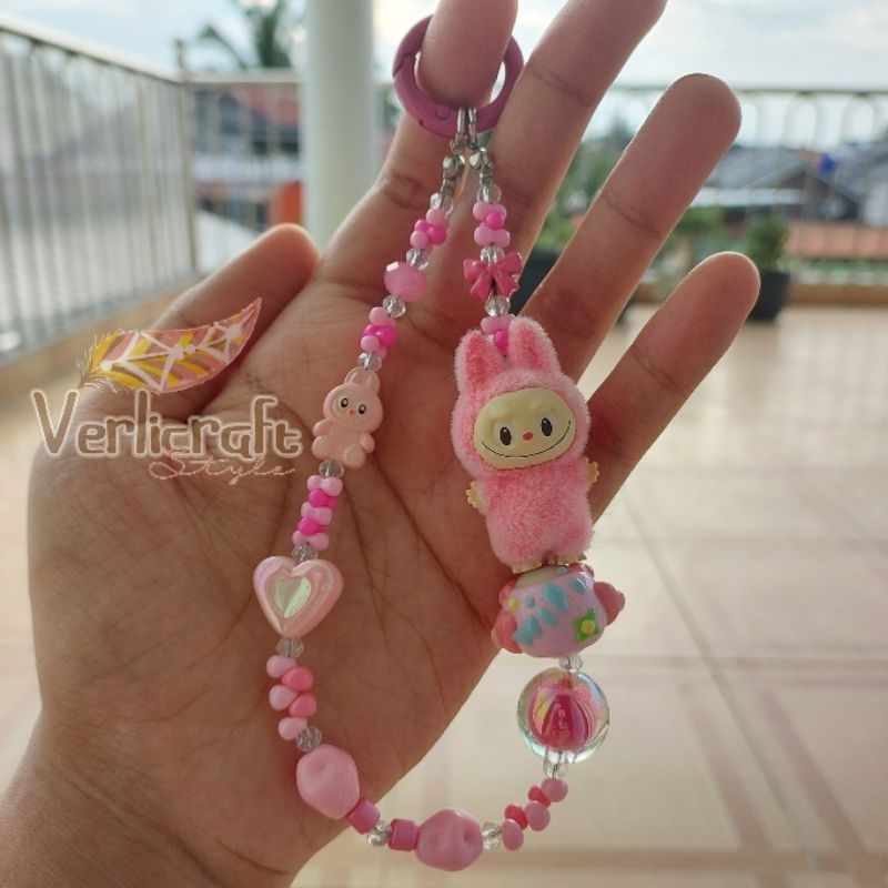 Jual Labubu Strap Phone | Phone strap Labubu | Gantungan Hp Labubu ...