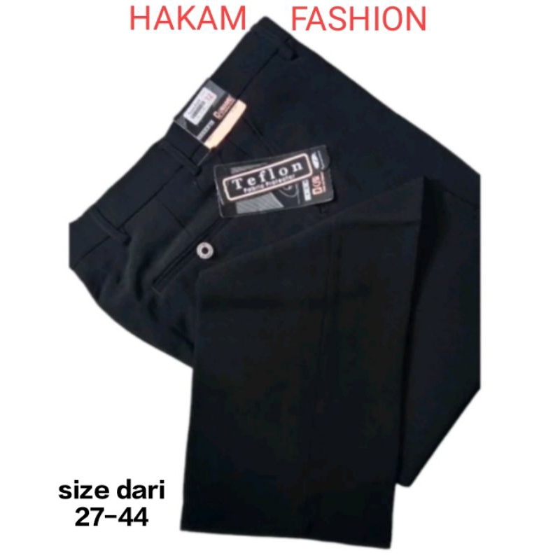 Jual CELANA BAHAN PANJANG FORMAL PRIA CELANA BAHAN HITAM PRIA CELANA ...