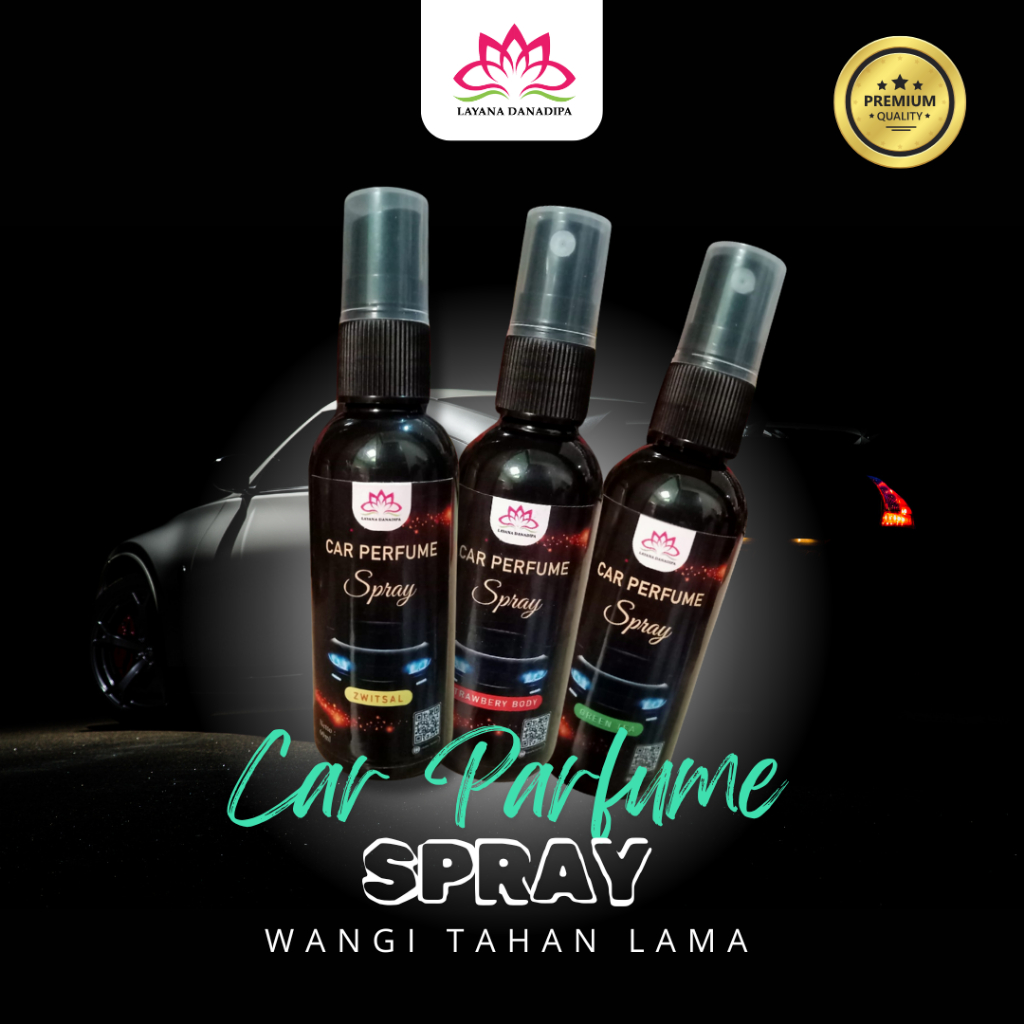 Jual Layana Car Perfume Spray, Parfum Mobil Spray Premium Quality 60 ml ...