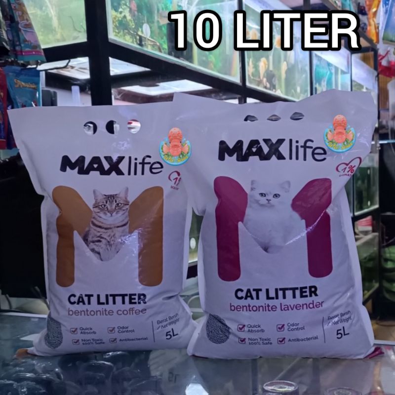 Jual INSTANT CARGO MAXLIFE 10L WANGI KOPI LAVENDER PASIR KUCING GUMPAL ...