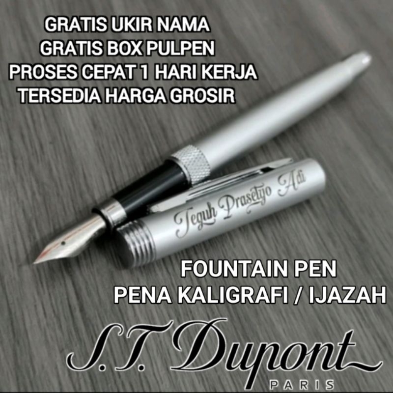 Jual Ballpoint Mewah St Dupont Fountain Pen Pena Kaligrafi Gratis ...