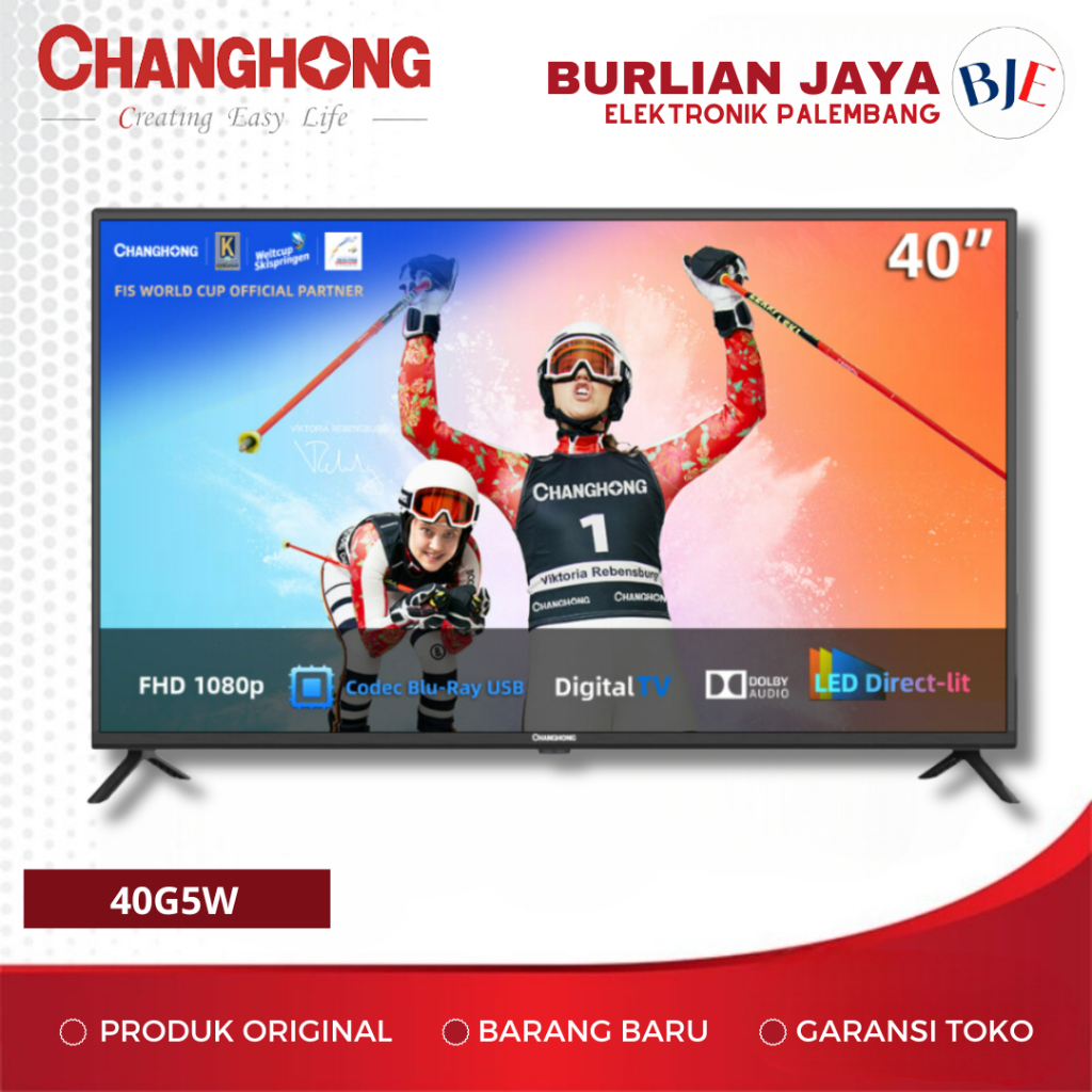 Jual TV CHANGHONG 40G5W 40 INCH LED TV DIGITAL TV 40" PALEMBANG | Shopee Indonesia
