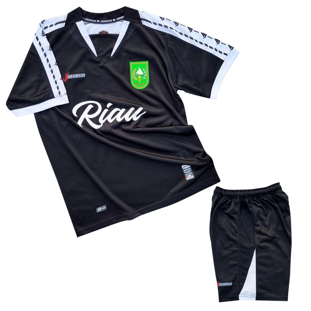 Jual JERSEY RIAU SERIES - BLACK WHITE - JAVARIA | Shopee Indonesia