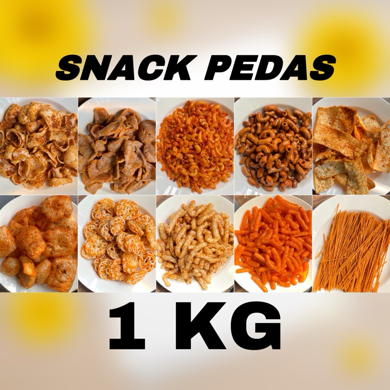 Jual SNACK VARIAN PEDAS 1 Kg | Shopee Indonesia