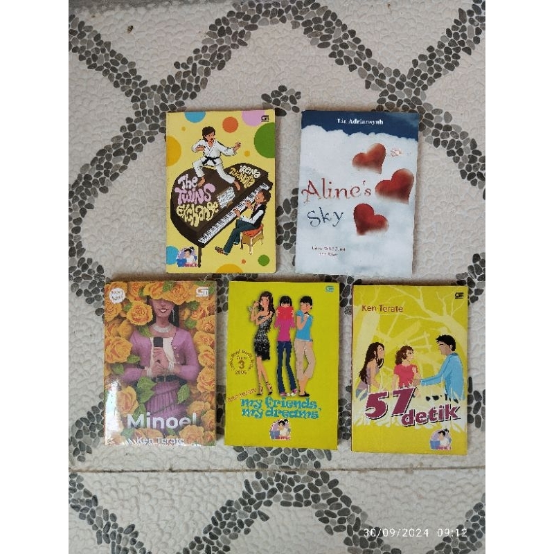 Jual Buku Novel Remaja TeenLit; MY FRIENDS,MY DREAMS, MINOEL, 57 DETIK ...