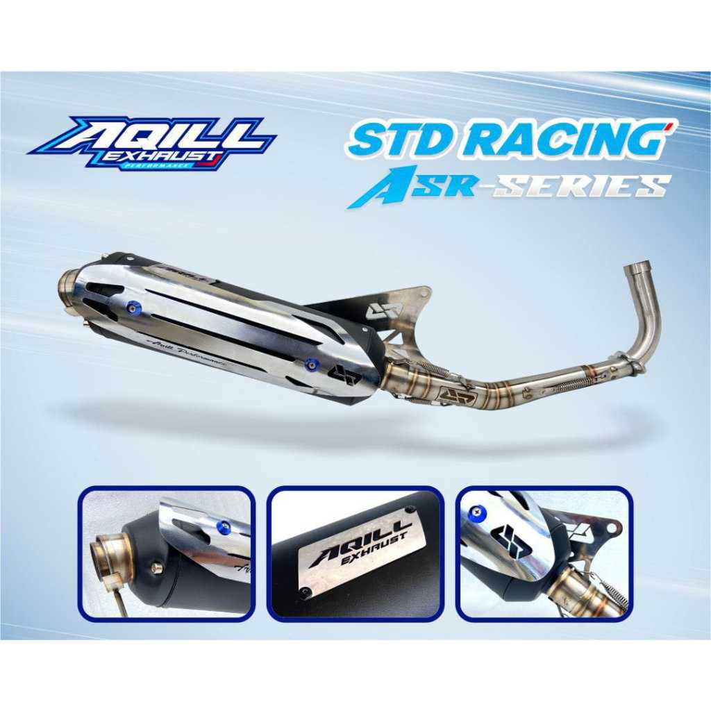 Jual Knalpot Standar Racing AQILL EXHAUST Mio sporty Mio J Mio M3 Mio Z ...