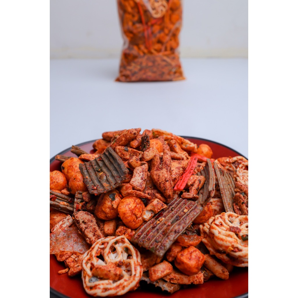 Jual SEBLAK KERUPUK CAMPUR MIX ISI 500gr PEDAS MERIAH | Shopee Indonesia