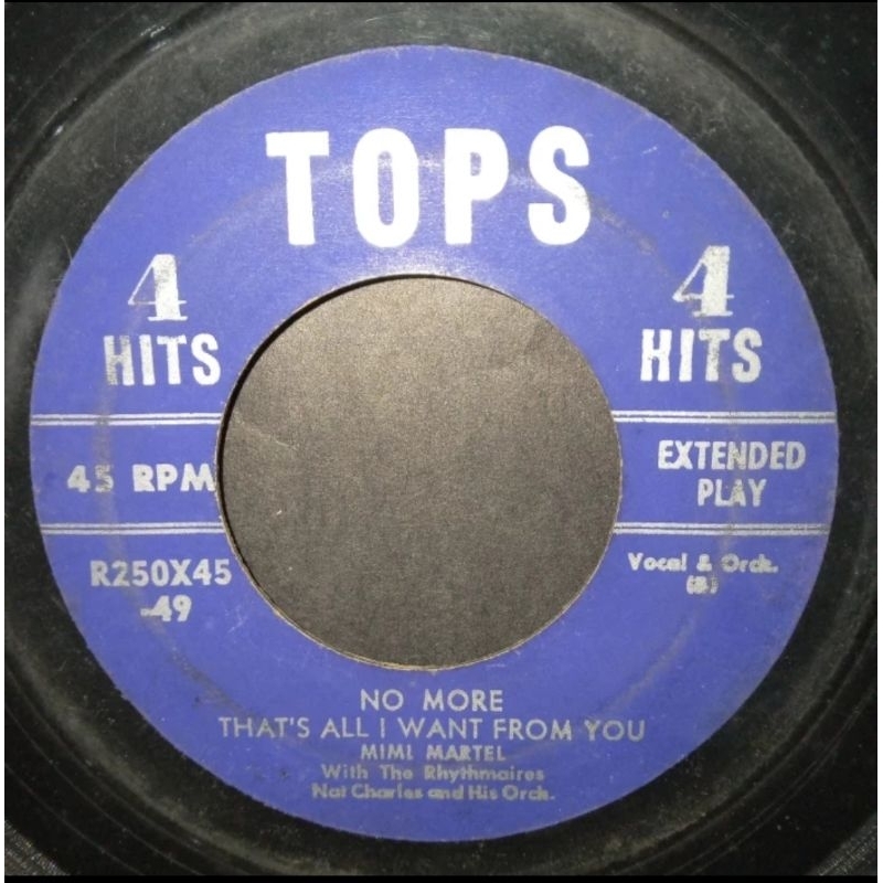 Jual Vinyl Piringan Hitam 7 inch Mimi Martel - No More That's All I ...