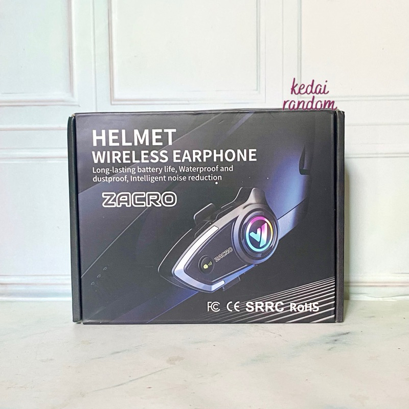 Jual ZACRO Y80 2X Intercom helm Bluetooth Chip Qualcomm 5.0 FM Radio ...