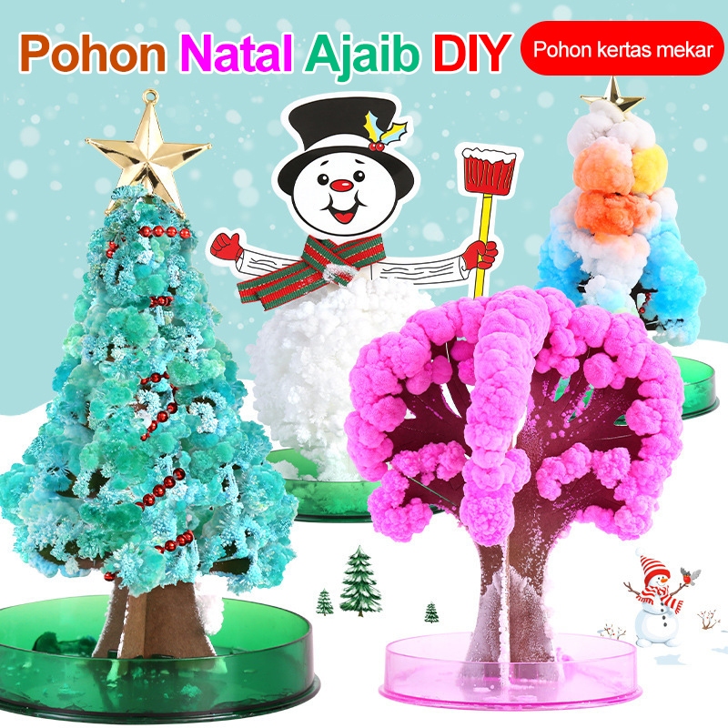 Jual Pohon kertas mekar pohon Natal pohon Natal penyiraman ajaib ...