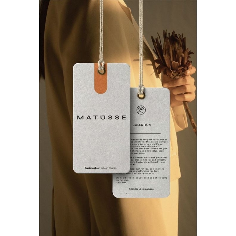 Jual hangtag tebal 700gram / label hangtag / hangtag baju / hang tag ...