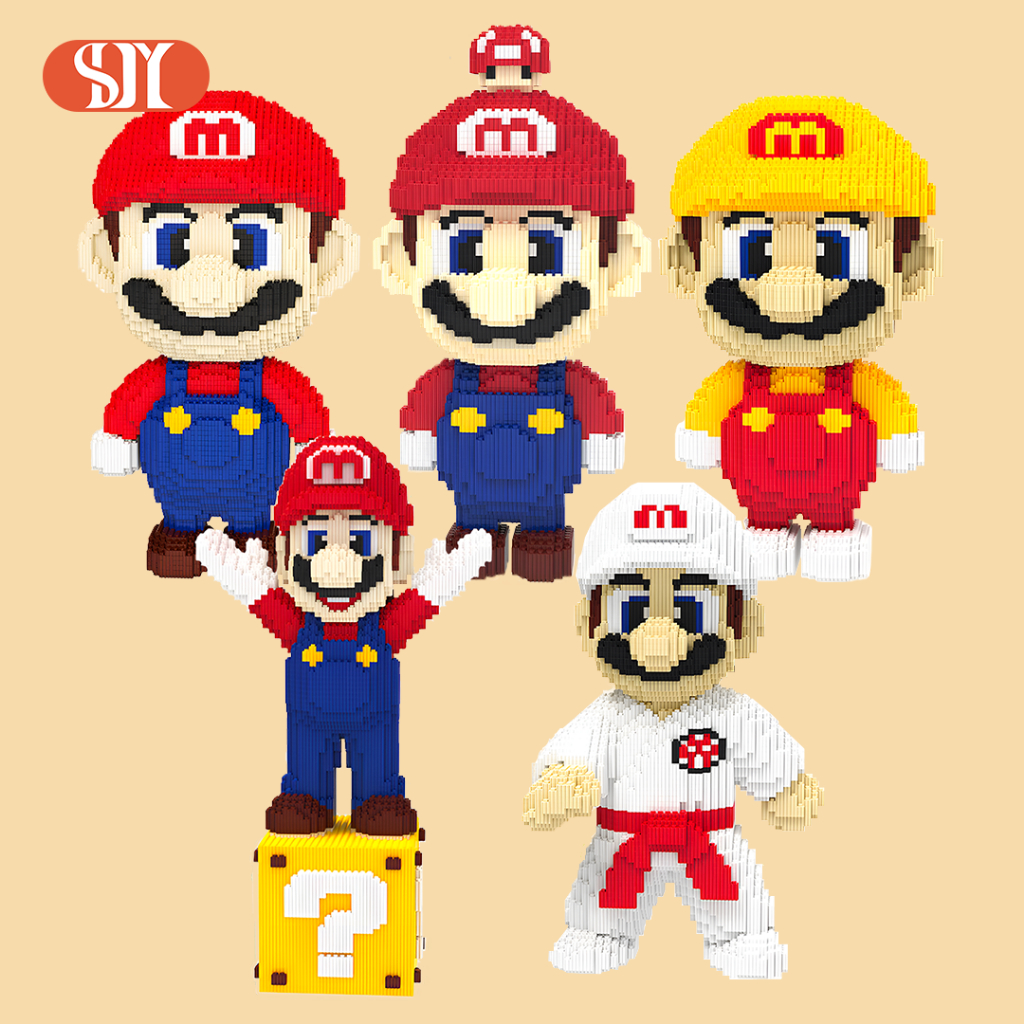 Jual Nano Blocks Bricks Karakter Animasi Super Mario Bros Big 3D Model ...