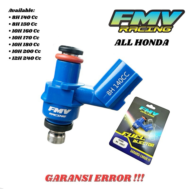 Jual (BISA COD) INJECTOR INJEKTOR FMV RACING 8 10 12 HOLE HONDA BEAT ...