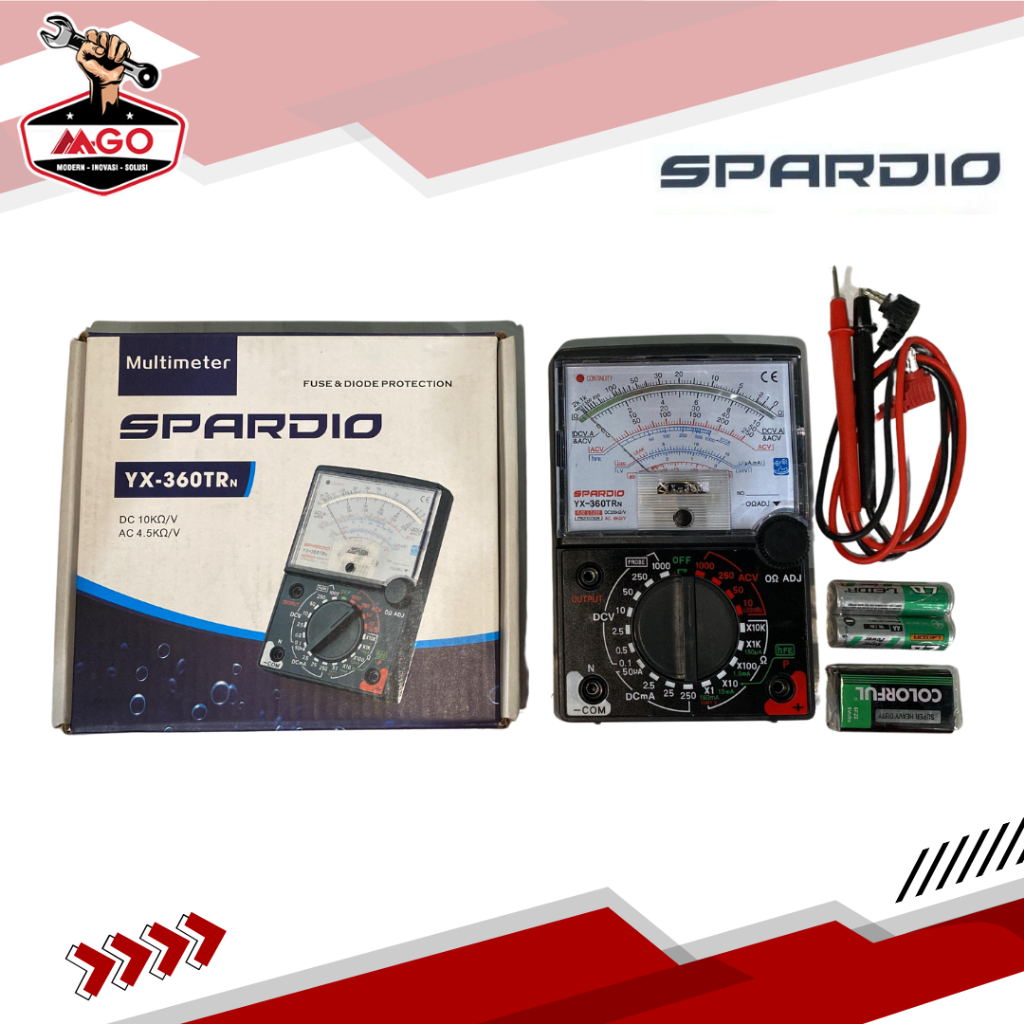 Jual Spardio Multi Tester / Multi Meter YX 360 / Alat pengecek arus ...
