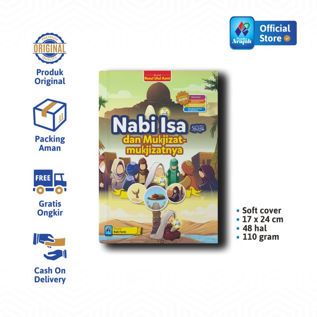 Jual Serial Rasul Ulul Azmi Nabi Isa dan Mukjizat Mukjizatnya (Pustaka ...