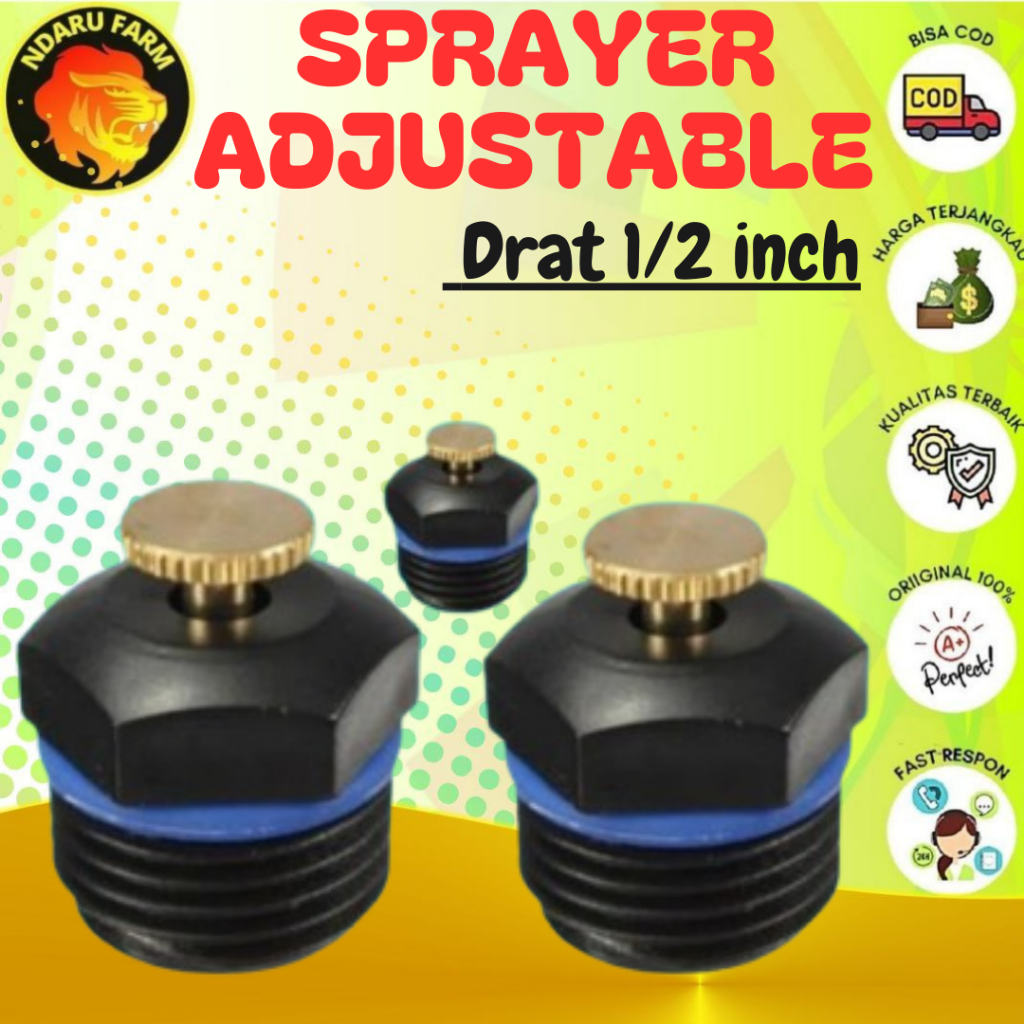 Jual SPRINKLER SPRAYER ADJUSTABLE ALAT SIRAM KRAN AIR TAMAN KEBUN ...