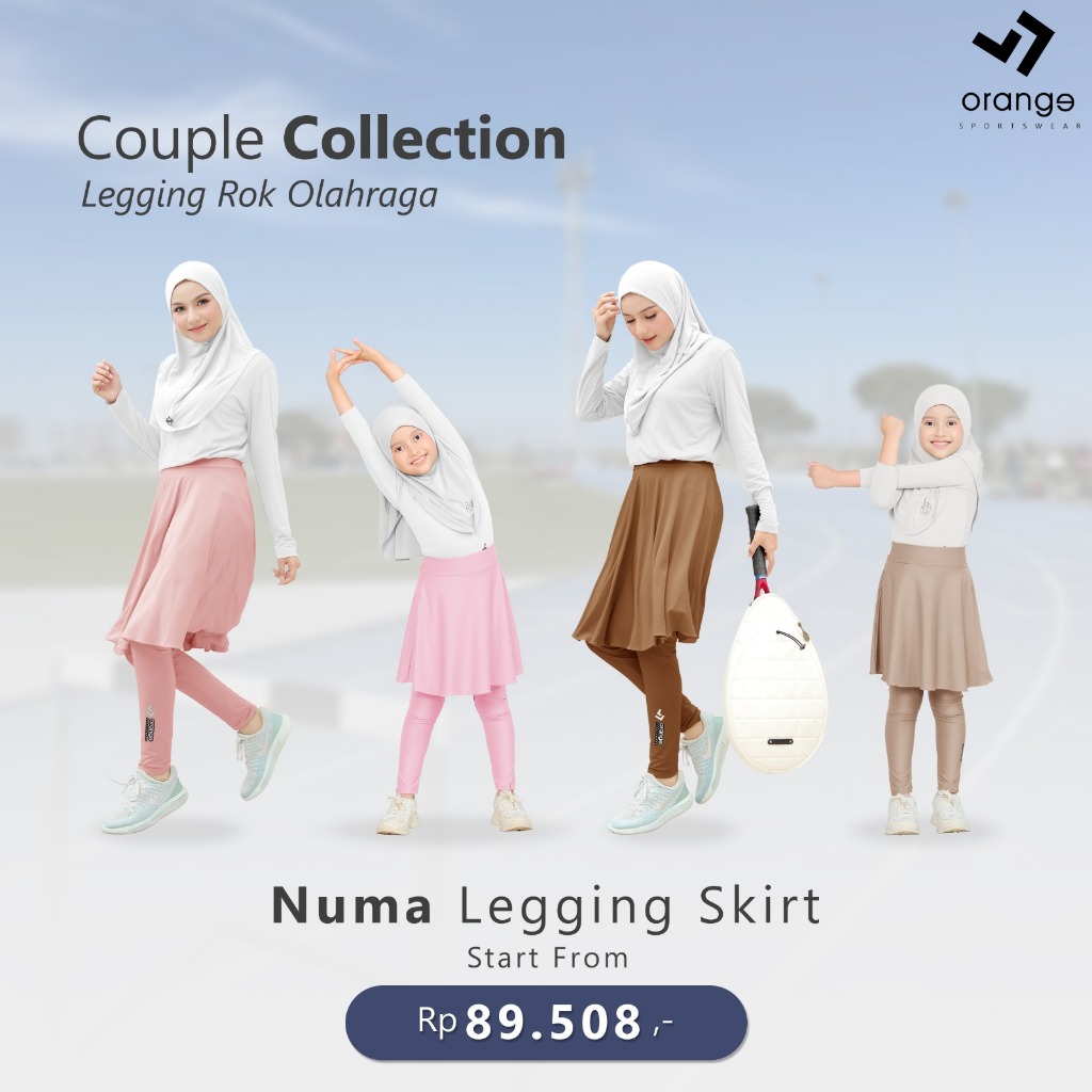 Jual Celana Senam Rok Legging Rok Olahraga Anak Dewasa Skirt Sport ...