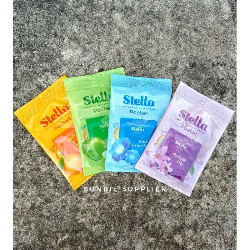 Jual Stella Pocket Bathroom Freshener Pengharum Kamar Mandi (Pack ...
