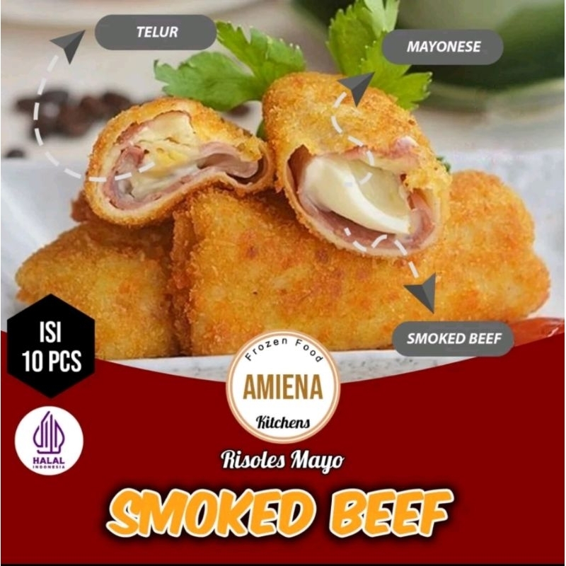 Jual RISOLES MAYO SMOKED BEEF BY [Amiena Kitchens] | Shopee Indonesia