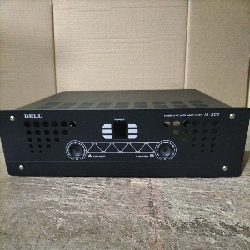 Jual BOX STEREO POWER AMPLIFIER BOX POWER BELL M300 ORIGINAL | Shopee ...