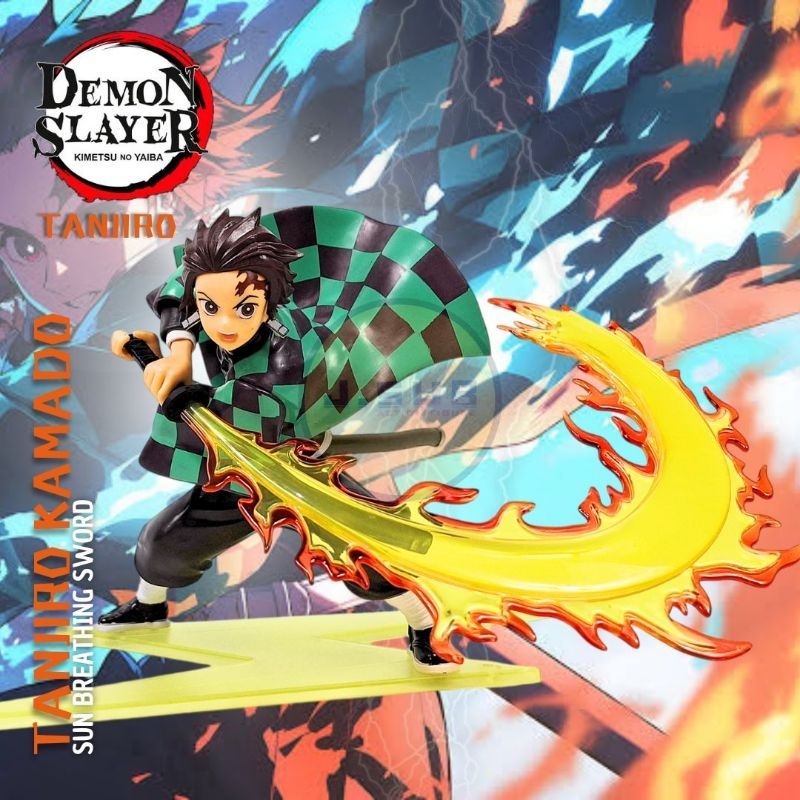Jual Action Figure Tanjiro Kamado Kimetsu No Yaiba Statue Demon Slayer ...
