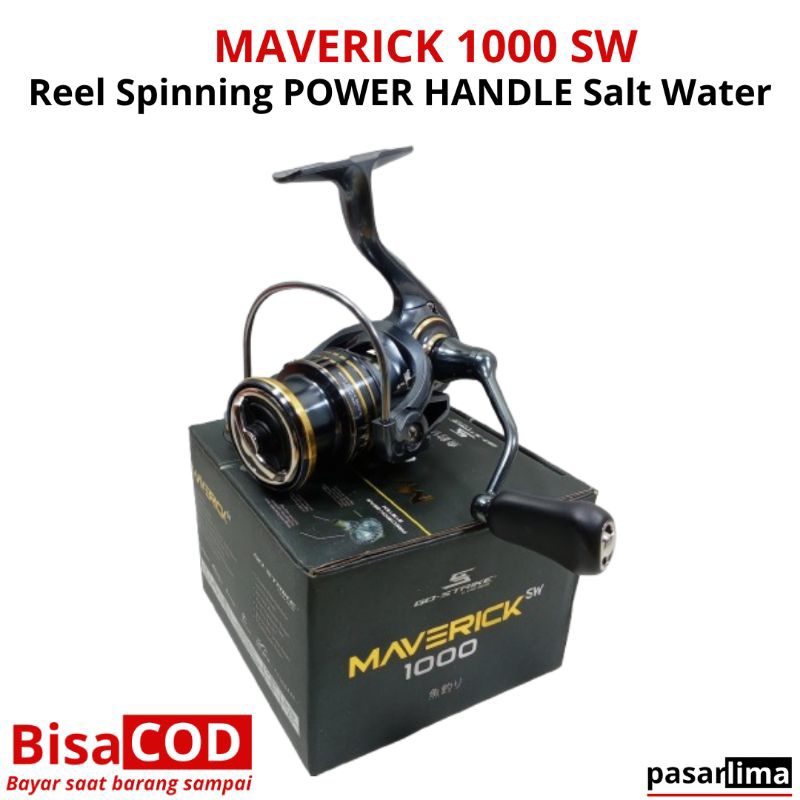 Jual Reel Pancing MAVERICK 1000 SW spinning Power Handle | Shopee Indonesia