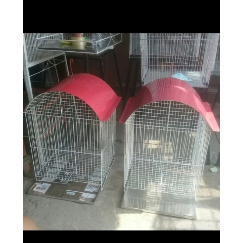 Jual sangkar kandang burung beo Nuri jalak dll besi gantung | Shopee ...
