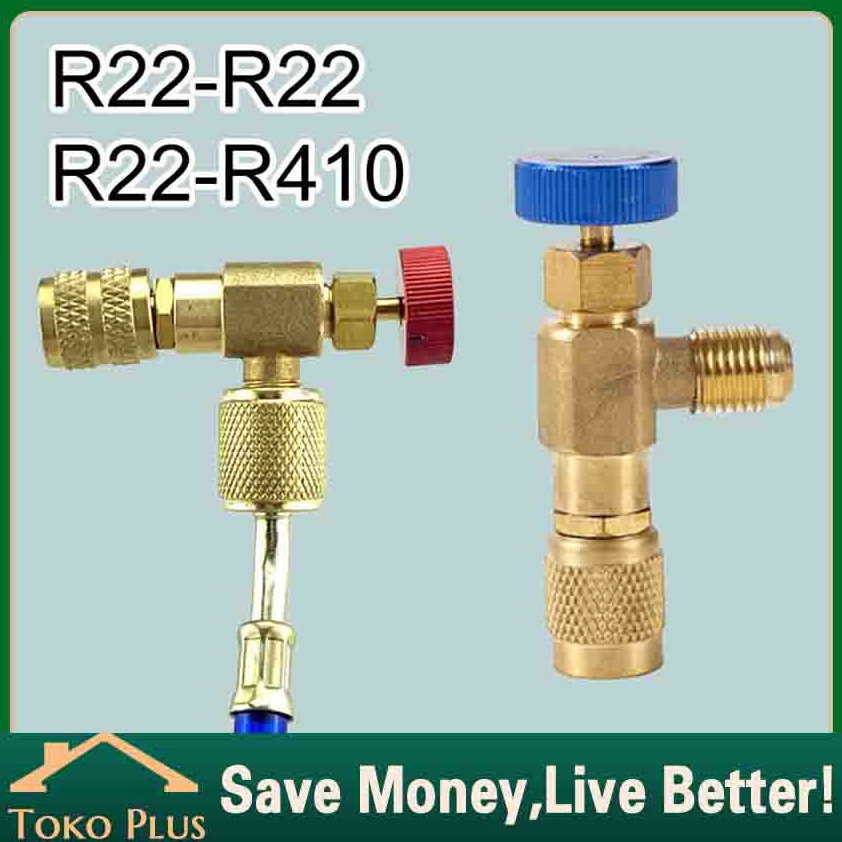 Jual R22R41 Charging Valve Converter Sambungan Manifold Adapter Katup Pengaman Ac Kant Selang ...