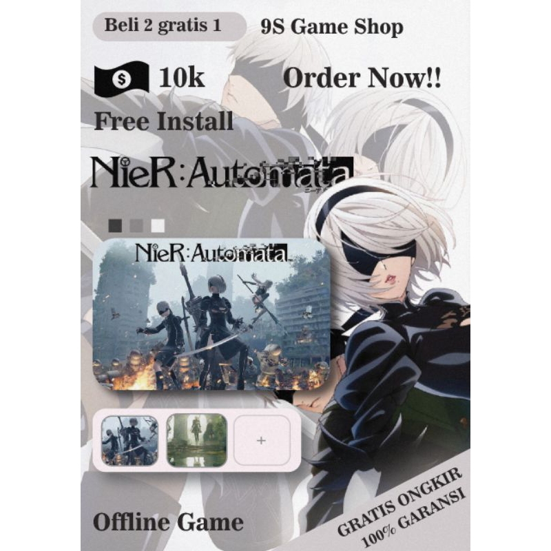 Jual Nier Automata - PC - Game Hack And Slash - Link Download - Game ...
