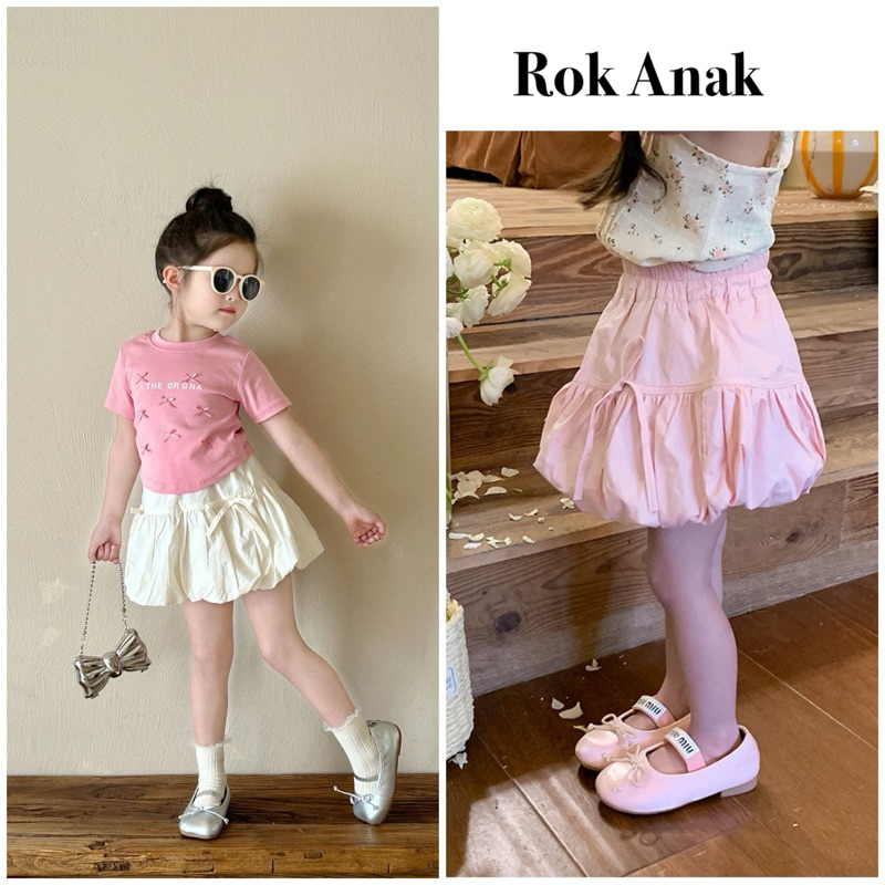 Jual Rok Anak Perempuan 1 - 6 tahun Bawahan Rok Mini Polos Anak Gaya ...