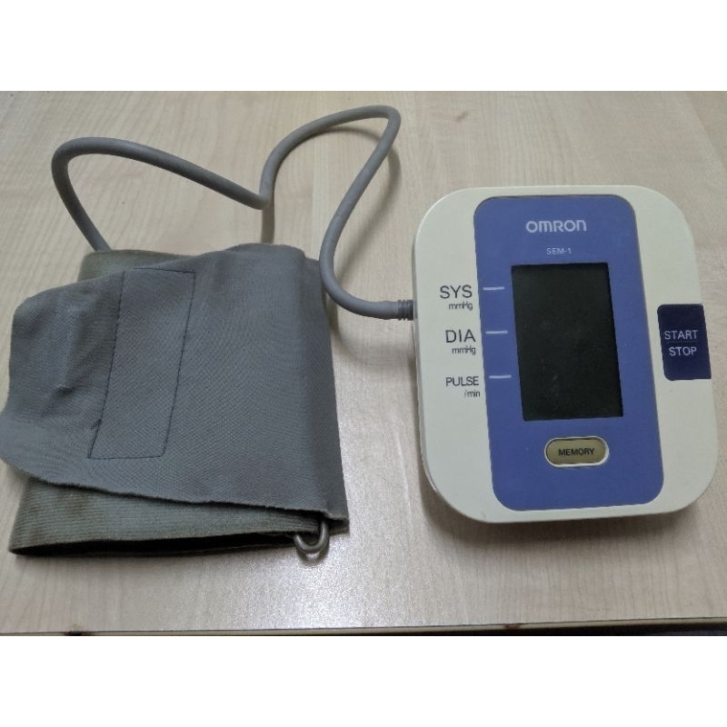 Jual Alat tensi darah Omron Tensimeter Digital SEM-1 (Hand Tension ...