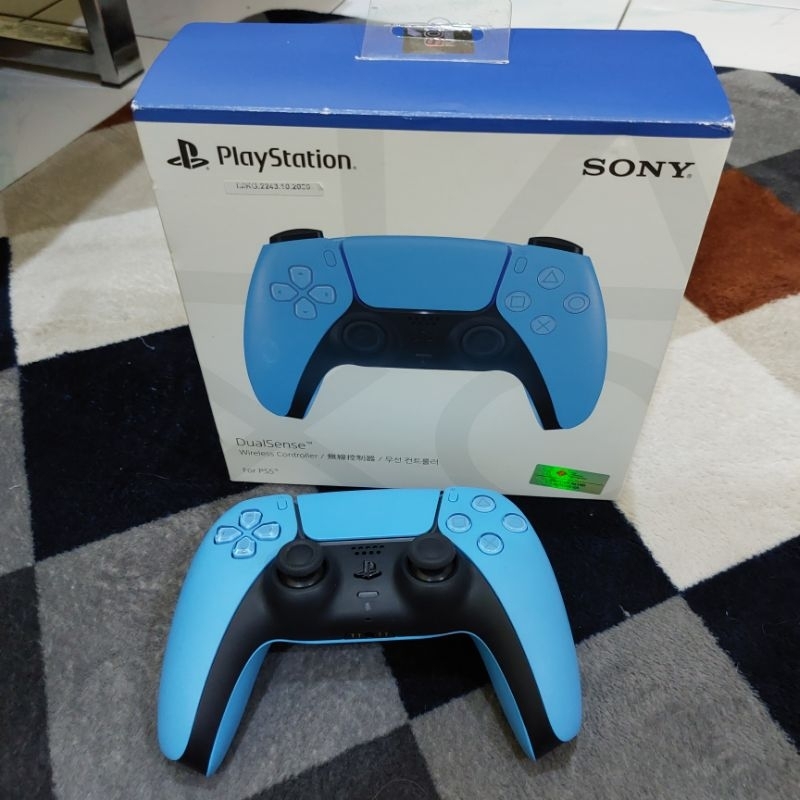Jual DualSense PS5 Starlight Blue Controller Stick Ori Resmi Sony ...