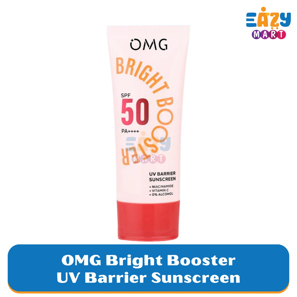 Jual OMG Oh My Glow Bright Booster UV Barrier Sunscreen SPF 50 PA++++ | Shopee Indonesia