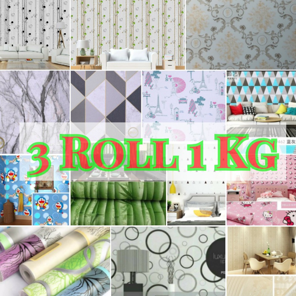 Jual Free Delivery Walpaper Lem Dinding Wallpaper Stiker Dinding ...