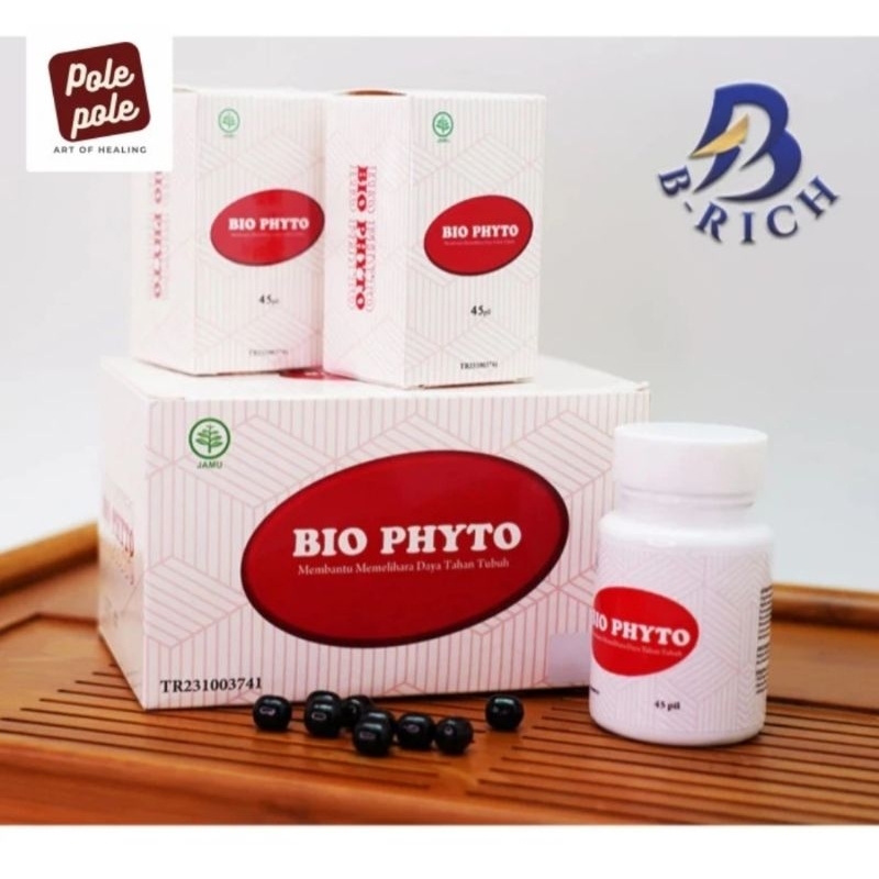 Jual BIO PHYTO PIL HITAM HERBAL ISI 45 BUTIR ORIGINAL | Shopee Indonesia