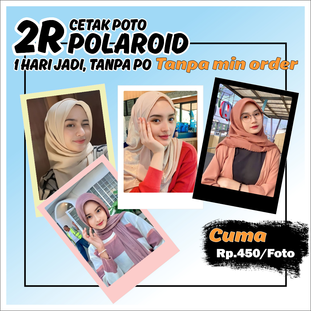 Jual POTO POLAROID CETAK FOTO 2R MURAH PROSES CEPAT (BISA COD) polaroid ...