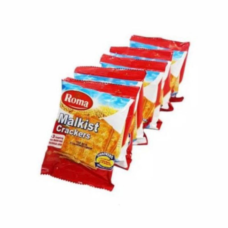Jual Roma Malkist Sweet Crackers Biskuit ( 1 Renceng / 10 Pcs ...