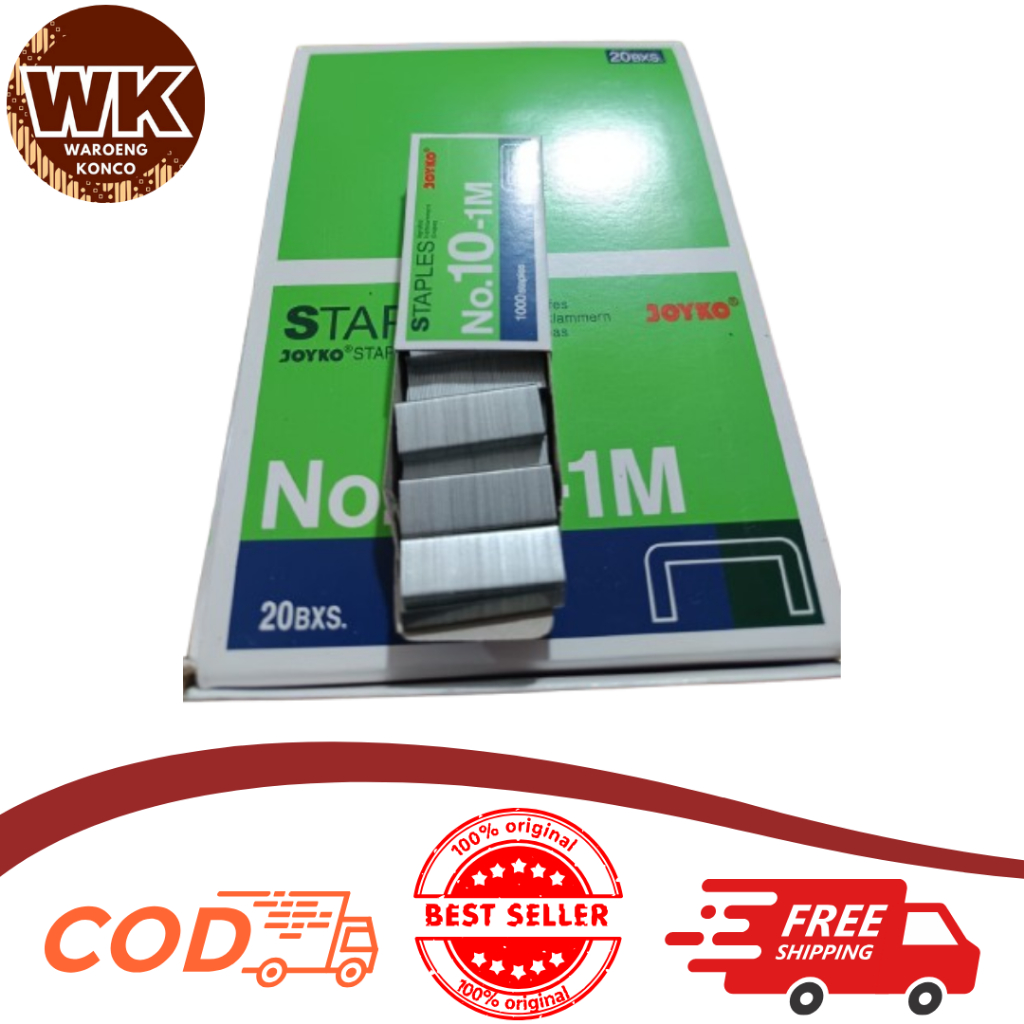 Jual ISI Staples Joyko HD-10 1 Box Isi 20 Pack Kecil | Shopee Indonesia