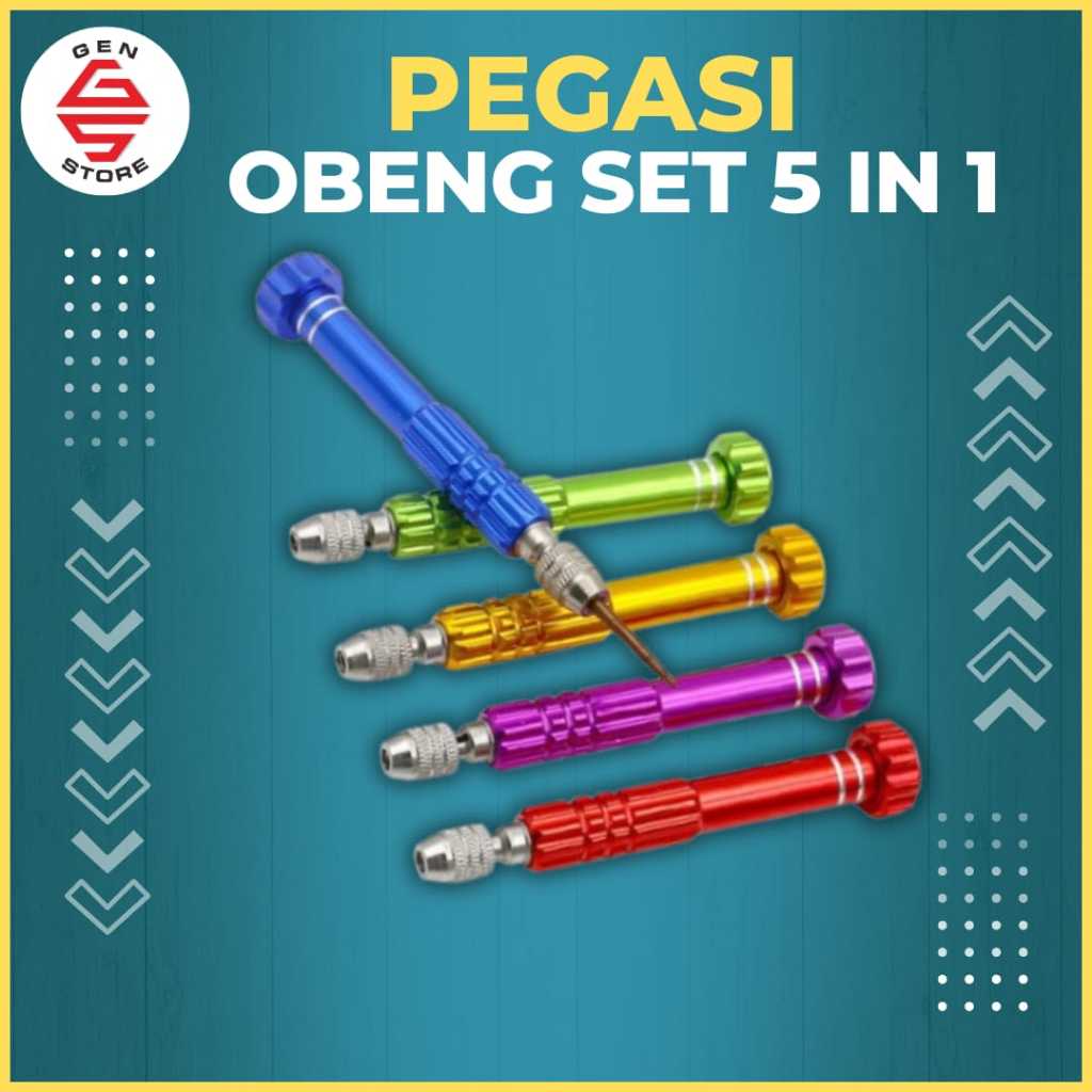 Jual Gen Store PEGASI Obeng Set 5 in 1 Reparasi Hp Smartphone PC ...