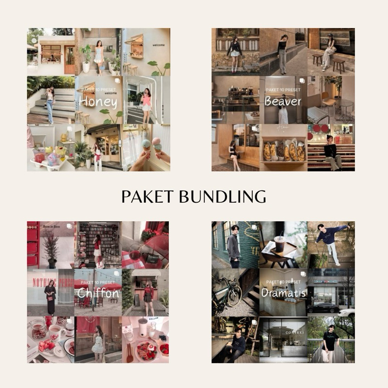 Jual 40 Preset Lightroom Aesthetic Paket Bundling | Filter Lightroom ...