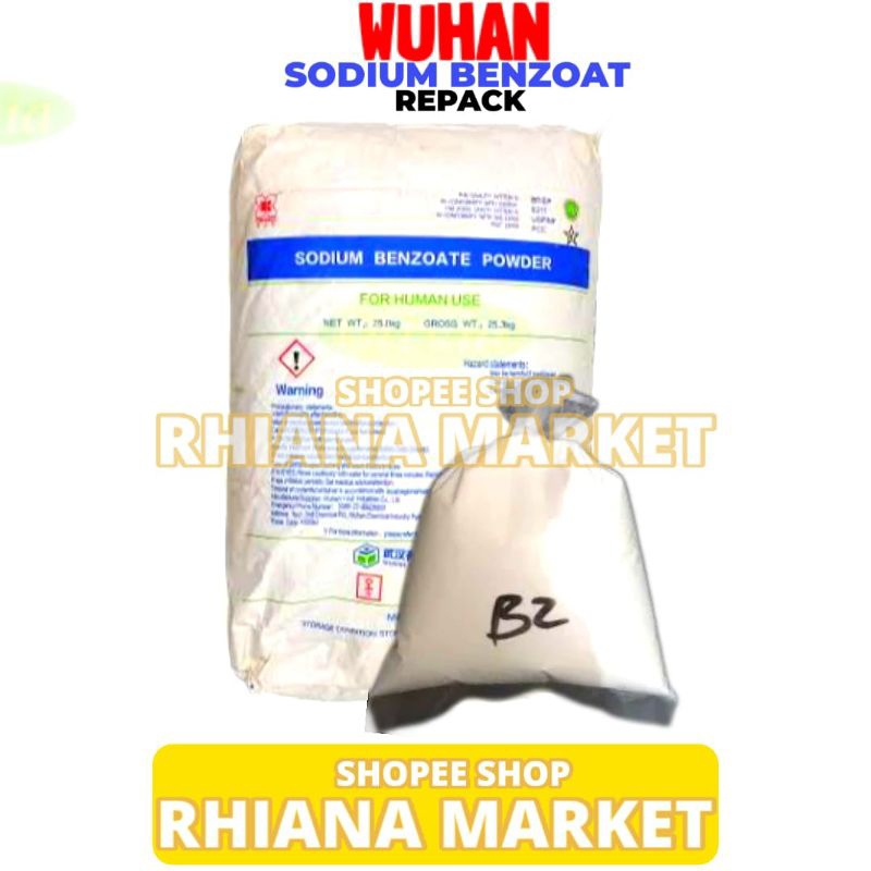 Jual Wuhan Sodium Benzoat Repacked 500 Gram | Shopee Indonesia