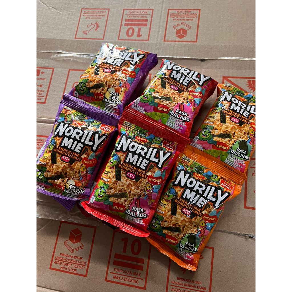 Jual Norily Mie Snack Mie Rumput Laut All Varian RANDOM 10 Pcs / 1 ...