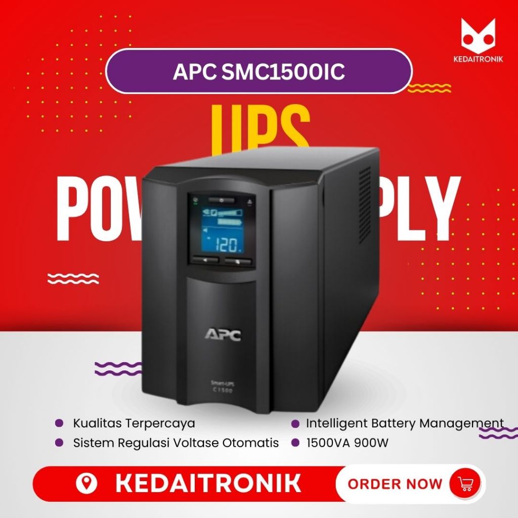 Jual UPS APC SMC1500IC 1500VA 900W - UPS APC SMC1500IC | Shopee Indonesia