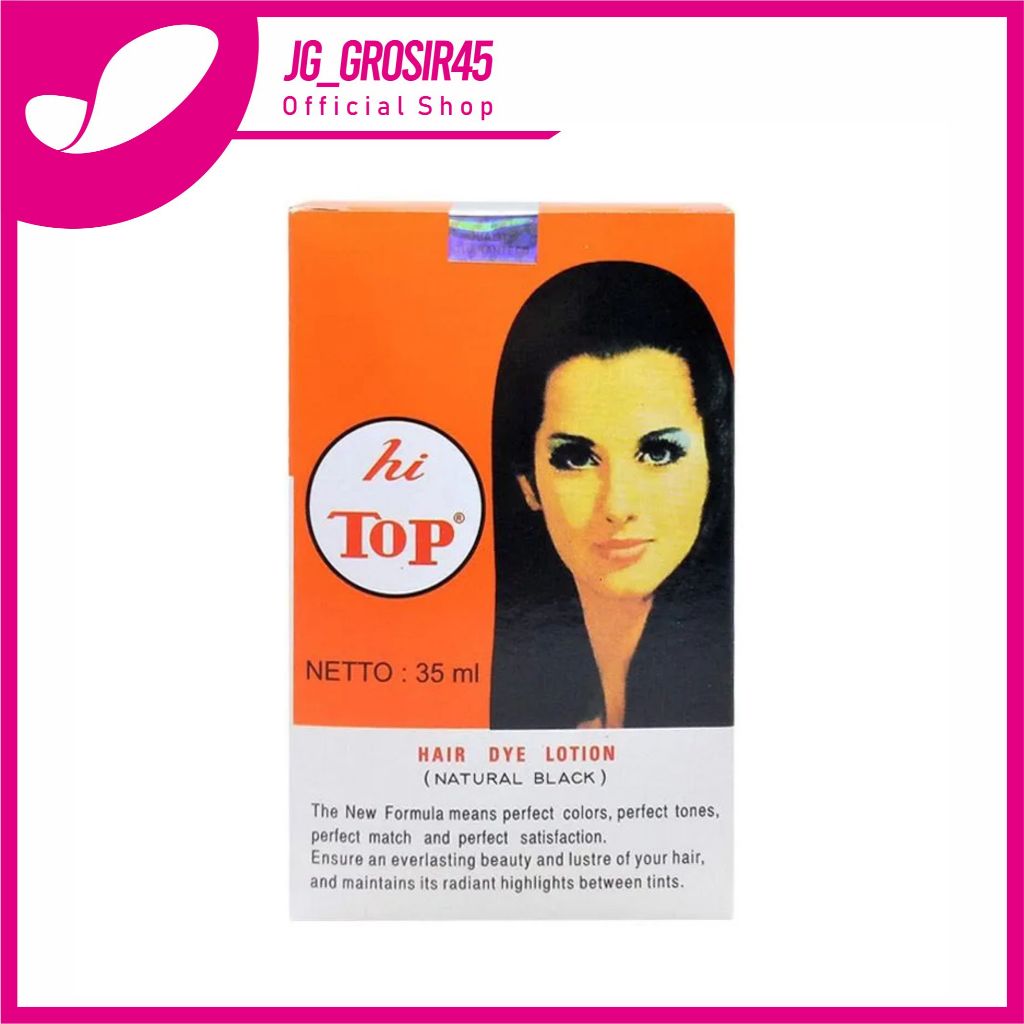 Jual Hitop 35ml jumbo semir rambut hitam - BESAR | Shopee Indonesia